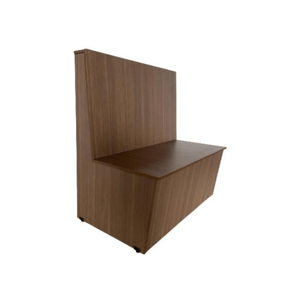 Banco Booth 2 lugares de madeira – Mobili Center